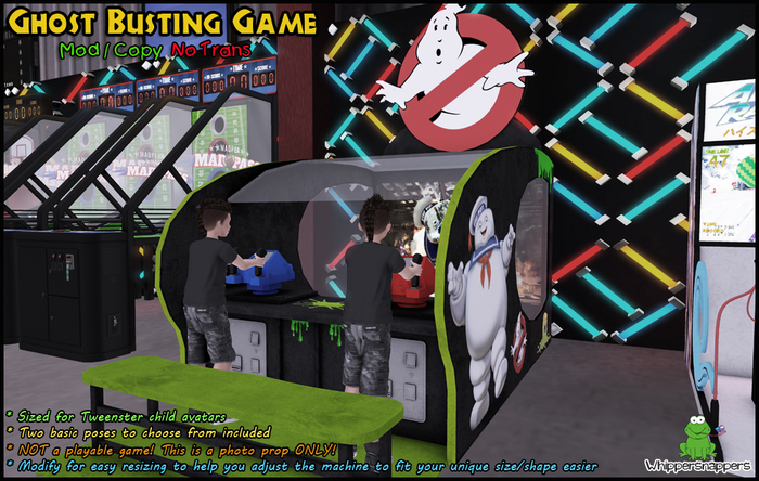 Second Life Marketplace - ! Whippersnappers ! - Ghost busting game static pose & prop